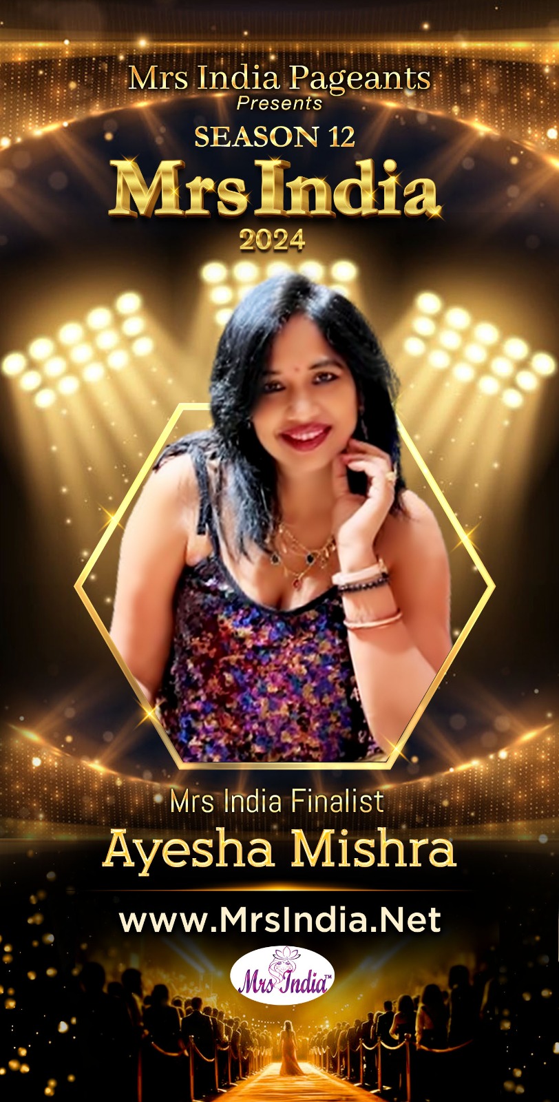 Mrs India 2025 - Meenakshi sachin pawar (Rathod )